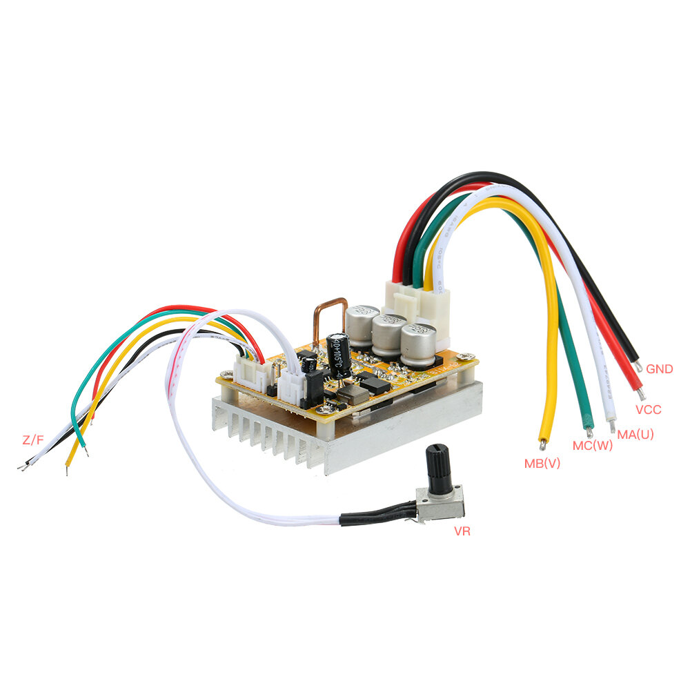 350 Вт 5-36 В Драйвер Двигателя Постоянного Тока BLDC Бесщеточный Контроллер Аксессуары Для Трехфазных Двигателей Широкое Напряжение Высокой Мощности