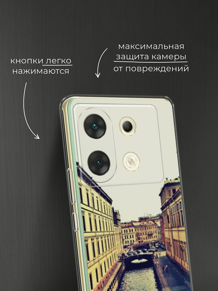 Чехол на Infinix Zero 30 5G / Инфиникс Зеро 30 5G с принтом "Санкт-Петербург" — фото 1