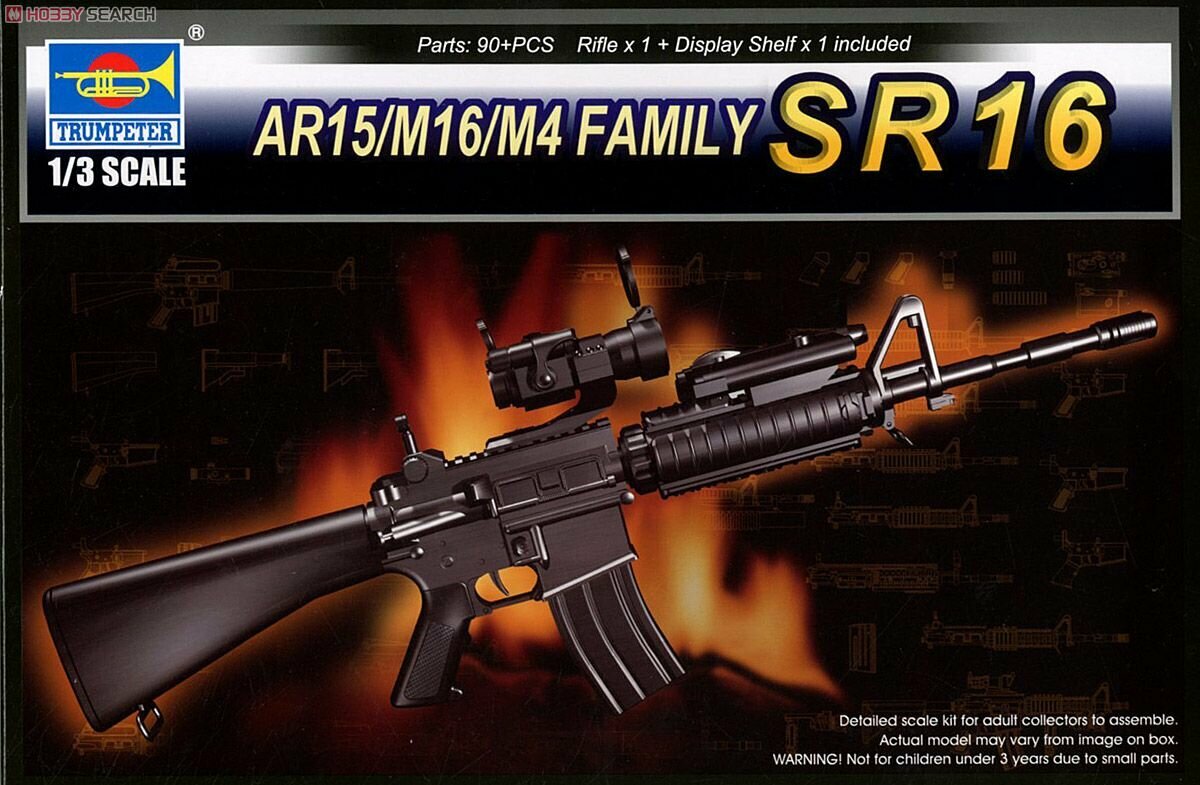 Trumpeter 01912 1/3 Комплект модели SR16 серии World Weapon Series Танки