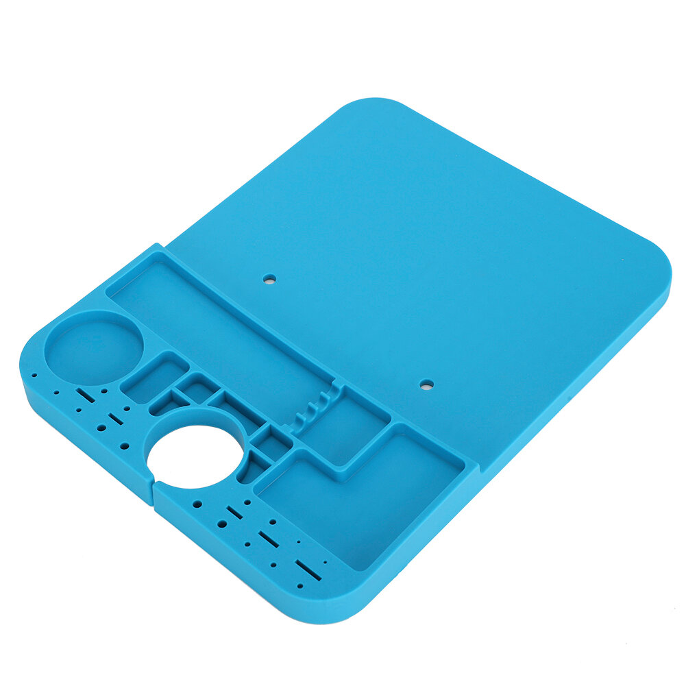 Теплоизоляционный силиконовый коврик, антистатический, устойчивый к высоким температурам коврик для хранения для верстака для ремонта мобильных телефонов