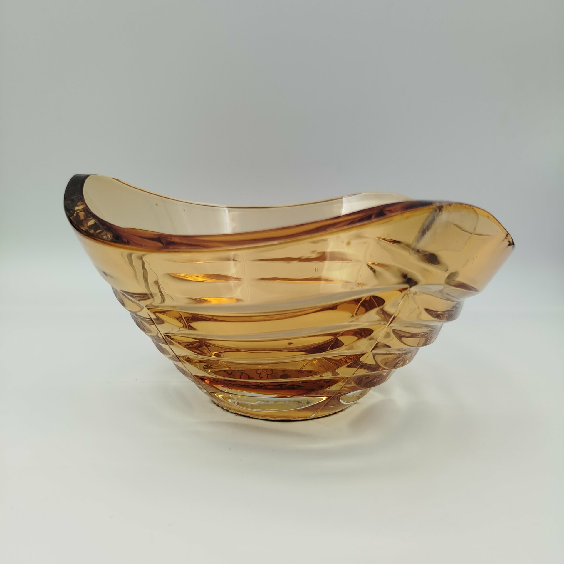 Фруктовница "Корзиночка", автор А. И. Маева, хрусталь