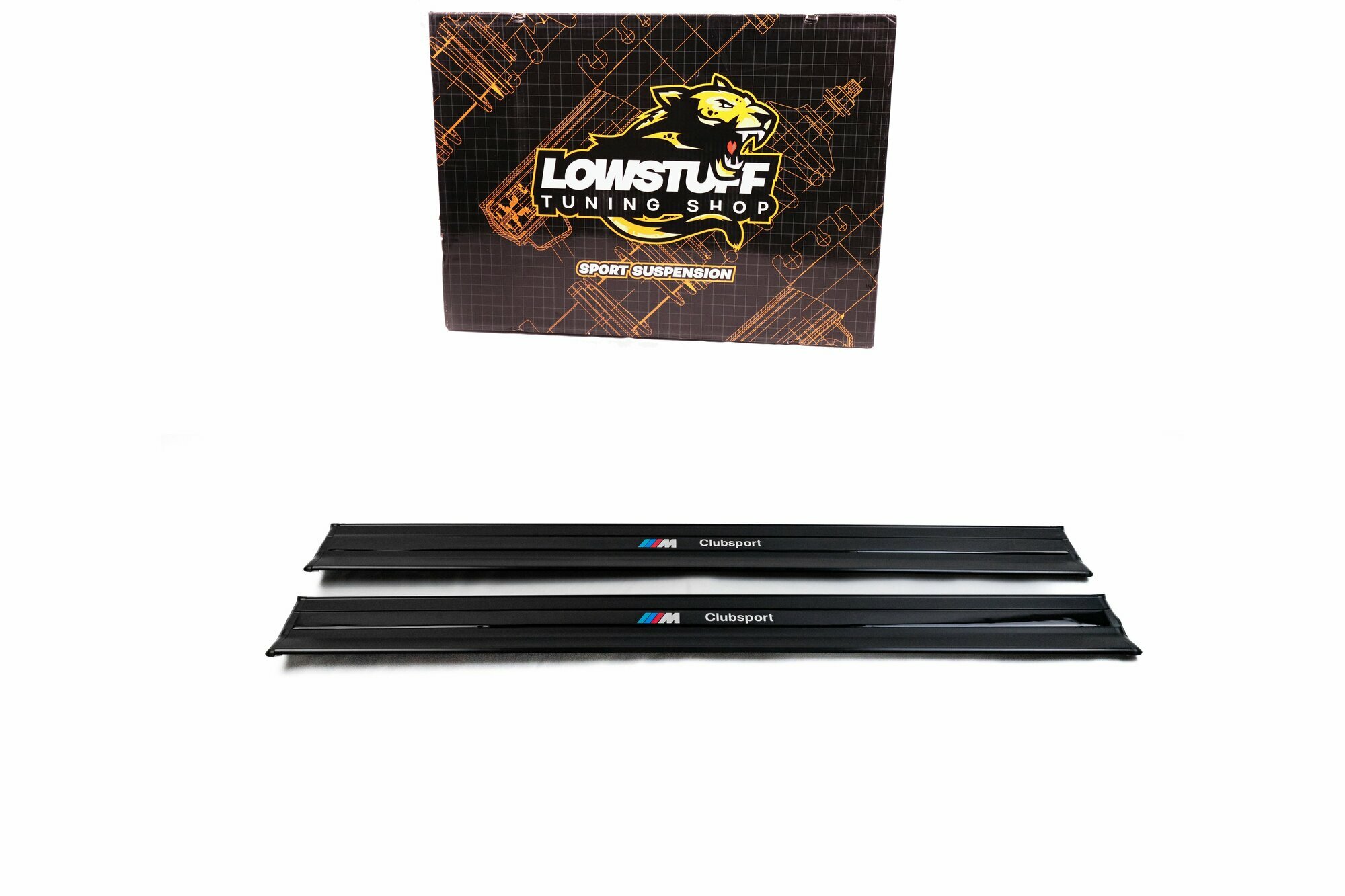 BMW E36 купе внутренние накладки порогов Clubsport LOWSTUFF INSSTEPSIDEBME362DCS