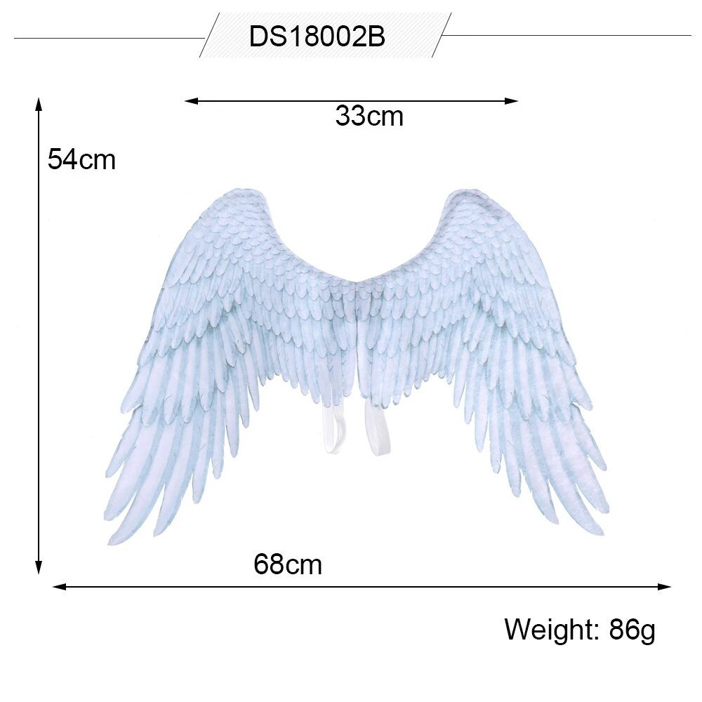 Good Omens Косплей крылья Кроули и Азирафаль children white