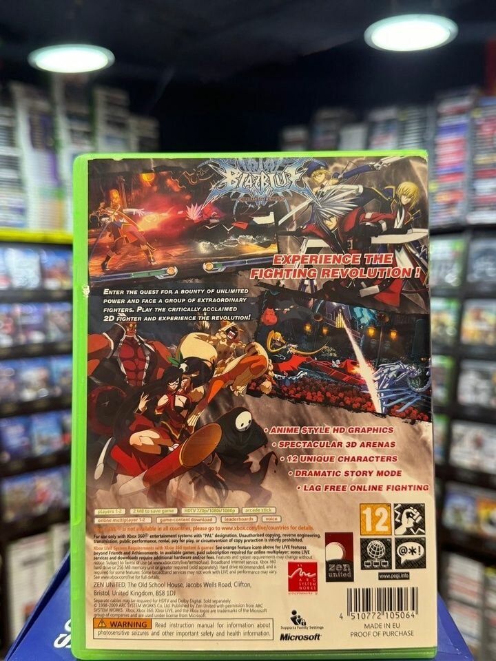 Игра BlazBlue Calamity Trigger (Xbox 360) (Box) — фото 1