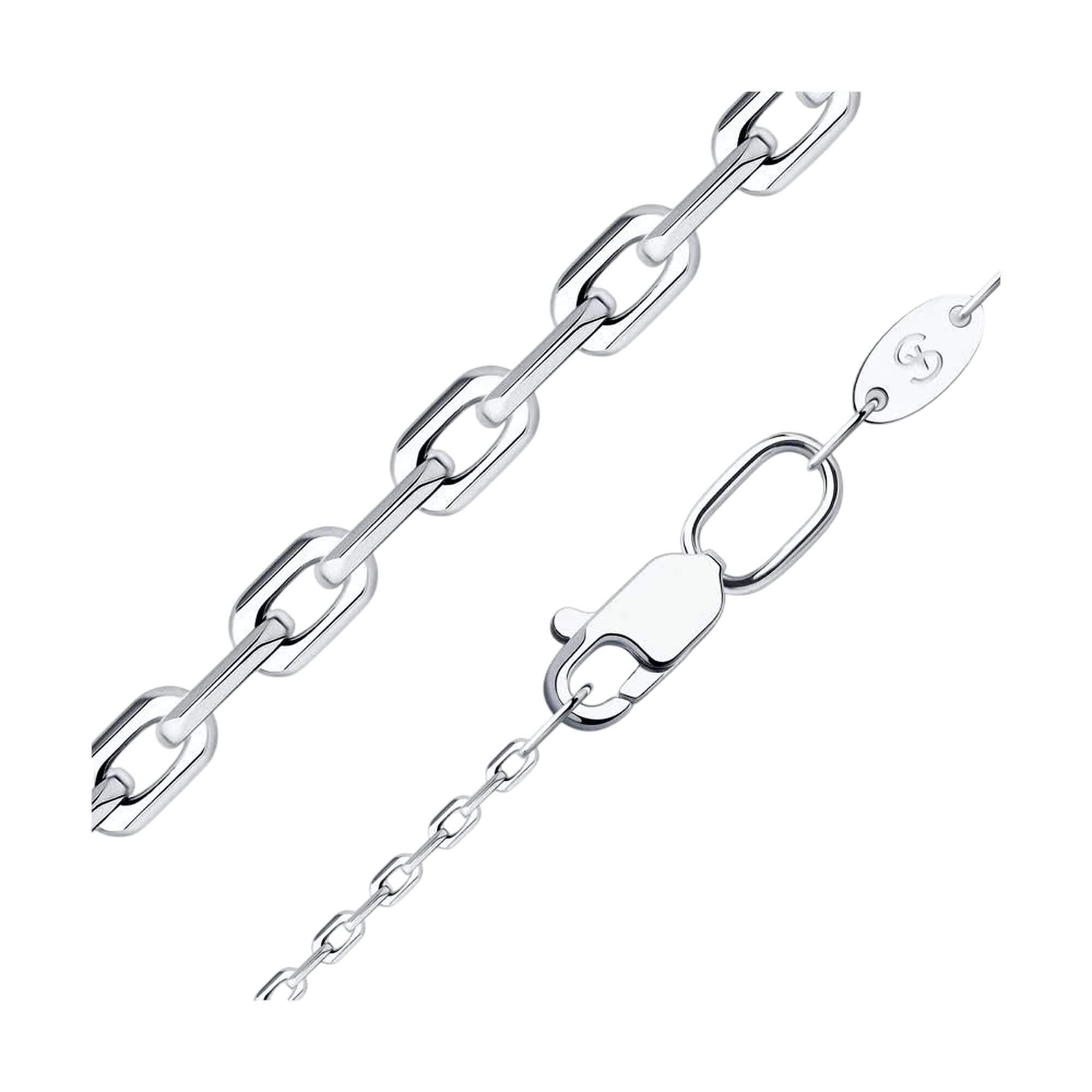 Цепь белое золото, 585 проба