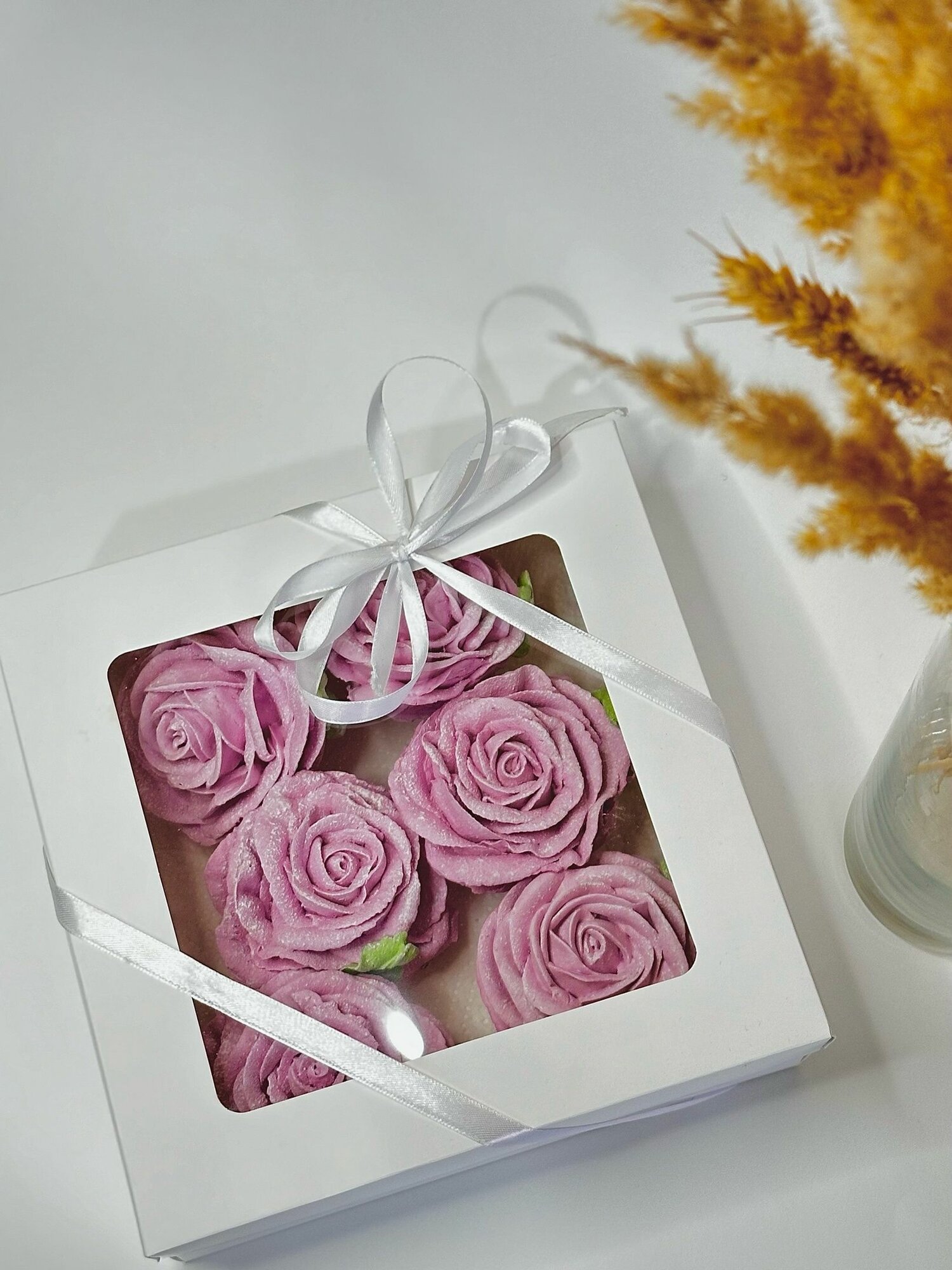 Подарочный набор из зефира в упаковке