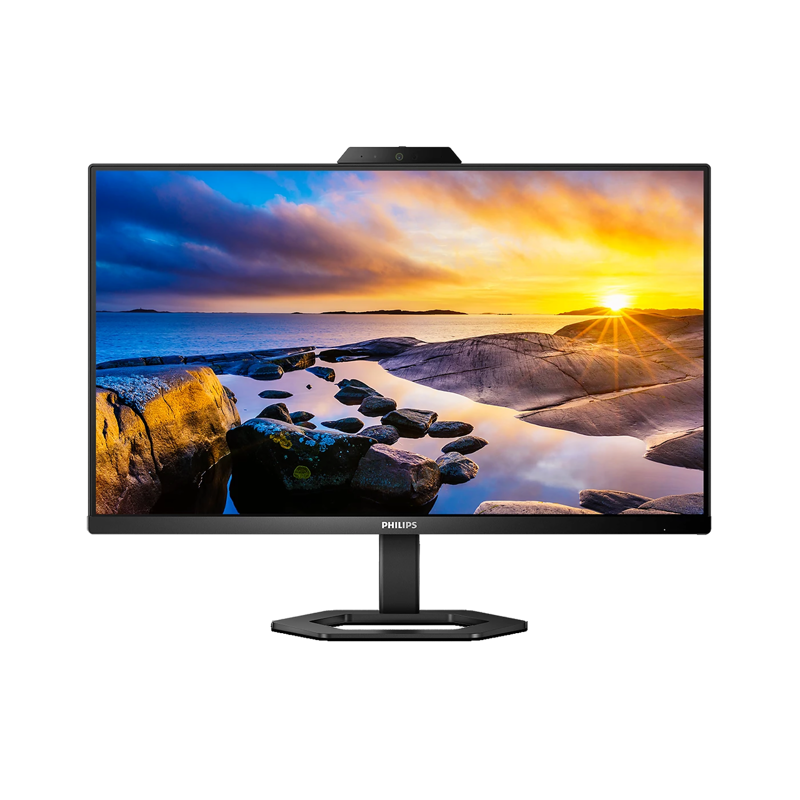 Монитор Philips 24E1N5300HE 23.8', 1920x1080, IPS, 75hz, 80M:1, 300cd, 1ms, HDMI 1.4, DP 1.2, 4xUSB 3.2, Type-C 65W, Speakers, web-cam 5.0mpx, H. adj 130mm, pivot, VESA, 3Y, Black/ Philips 24E1N5300HE 23.8', 1920x1080, IPS, 75hz, 80M:1, 300cd, 1ms, HDMI