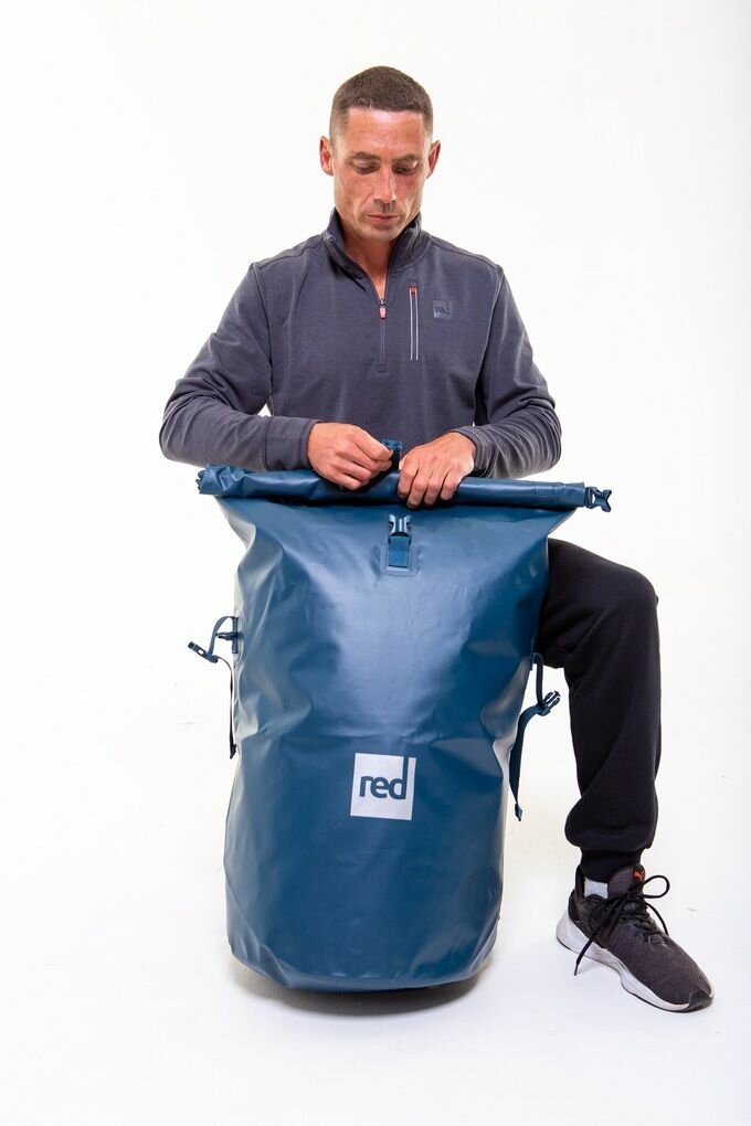 Гермомешок гермосумка для сапборда непромокаемый RED ORIGINAL Roll Top Dry Bag V2 60L deep blue