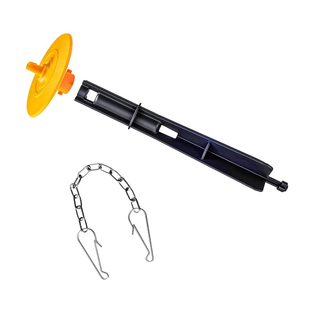 Универсальный комплект для ремонта унитаза Включает в себя крышку, центральную направляющую, цепь, пластиковые компоненты GP1229656 для одиночных сливных бачков