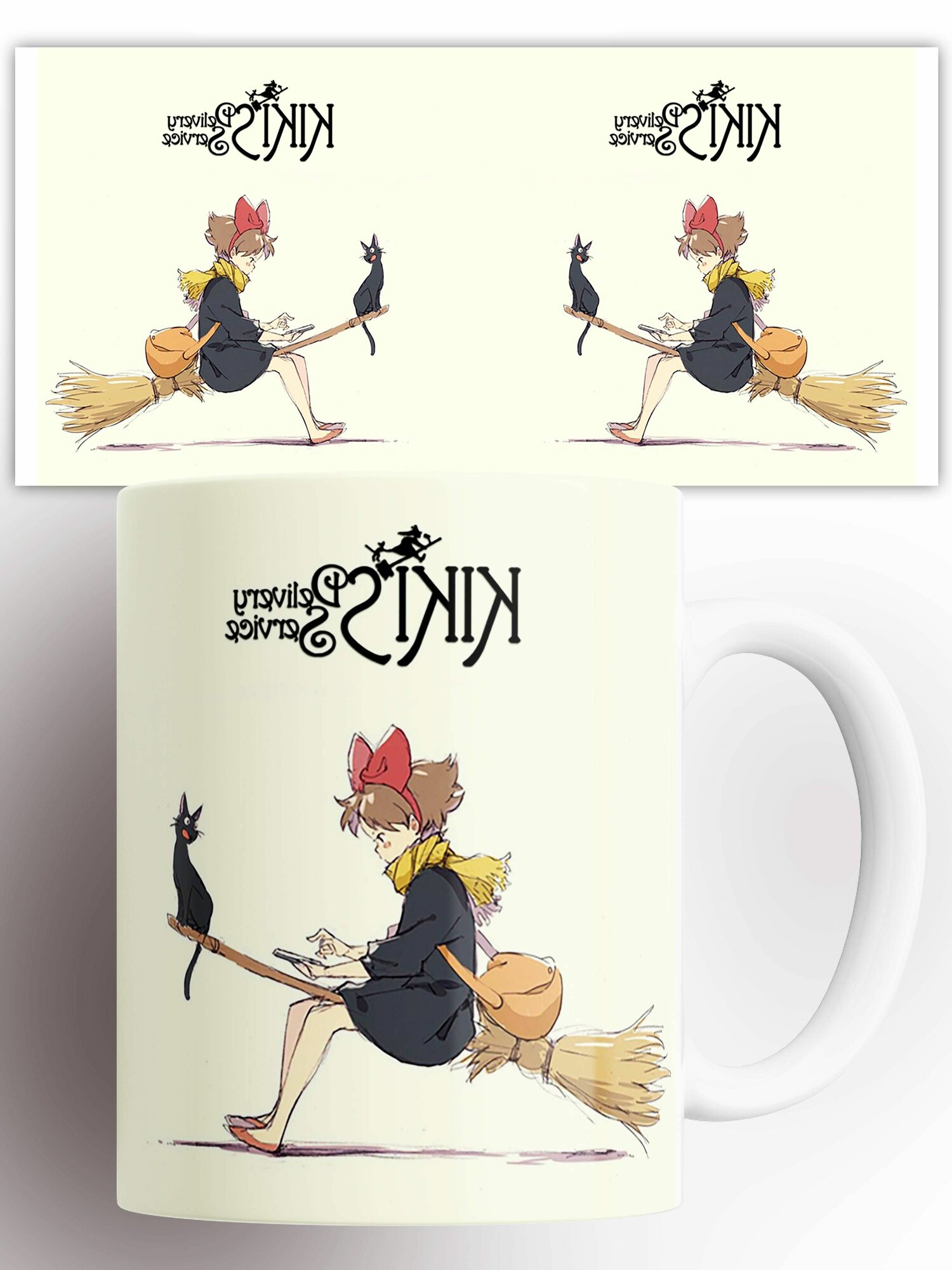 Кружка Ведьмина Служба доставки Кики и Дзидзи 330 мл