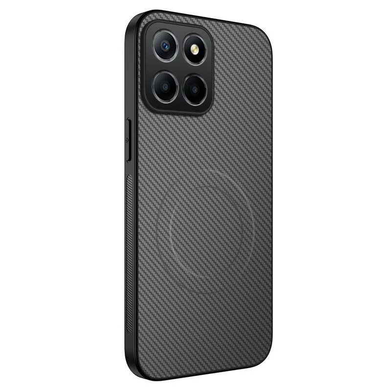 Для Honor X8C Чехол с текстурой углеродного волокна Защитный чехол для телефона Honor X8C X 8C Чехол HonorX8C Магнитные чехлы для беспроводной зарядки 4