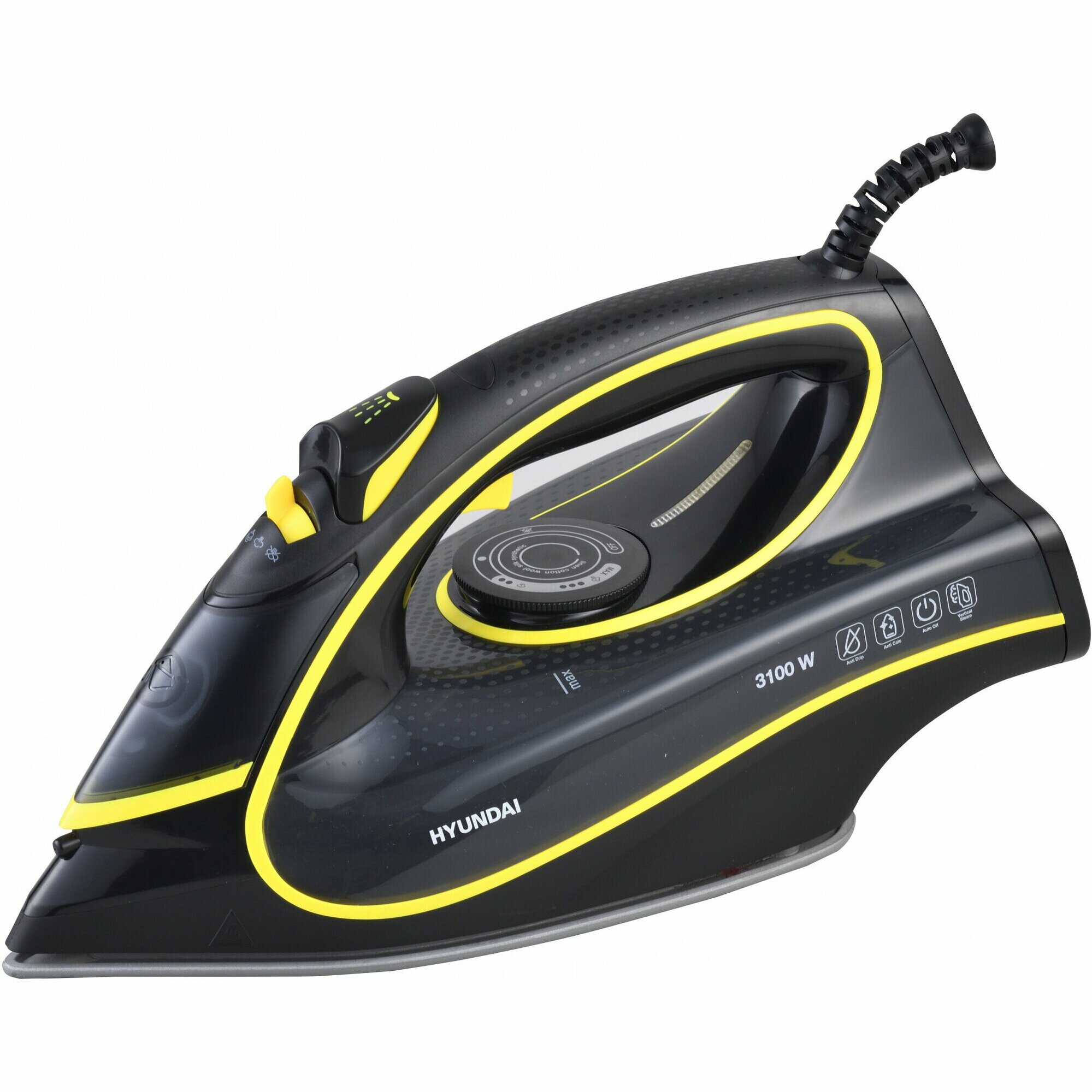 Утюг H-SI01560 3200Вт черный/желтый