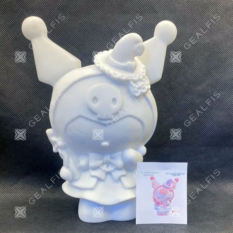 Набор для творческого обучения/раскрашивание гипсовых статуй/набор для рисования, раскрашивание гипсовых статуй 12 цветами и двумя кистями