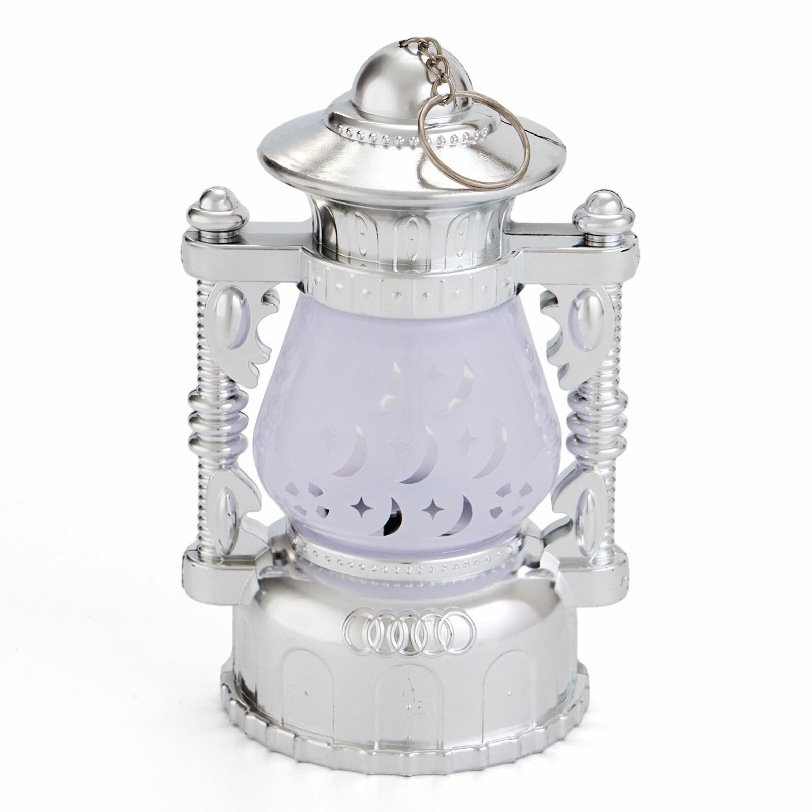 Фонарь кемпинговый "Керосинка", 3 Вт, 2 режима, 3 ААА, 15х8х8 см, серебряный