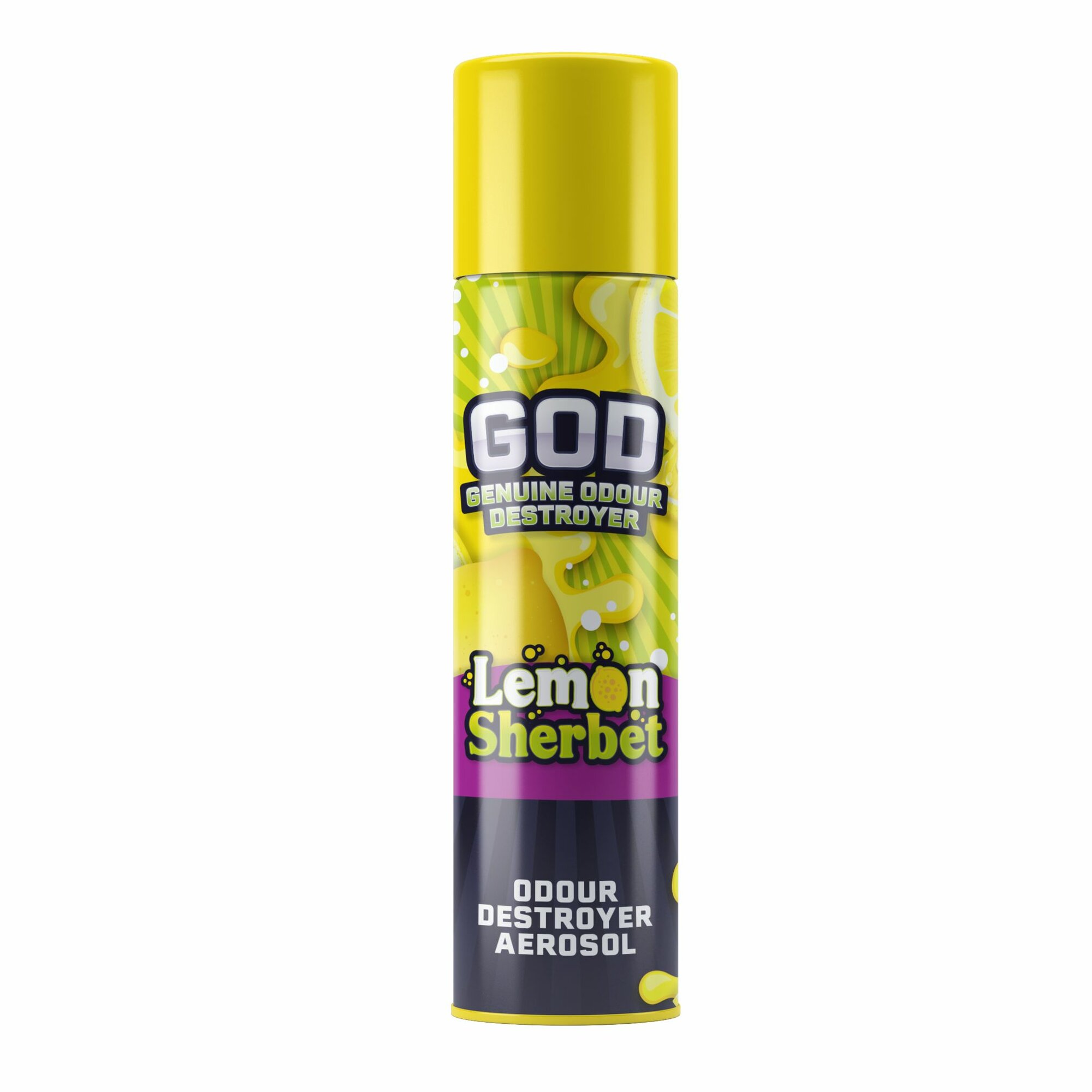 Нейтрализатор запаха GOD Blast Aerosol 750 мл - аромат Lemon Sherbert