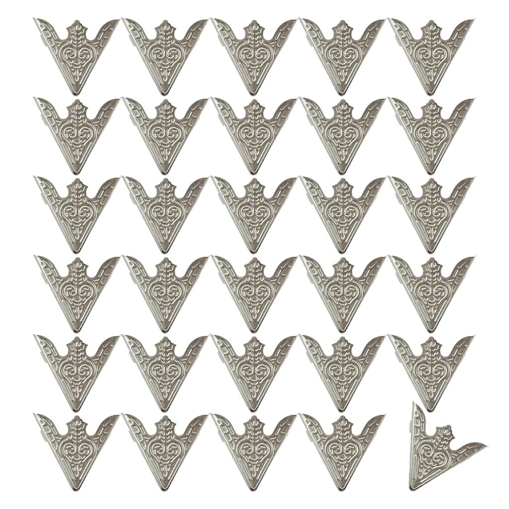 100 шт. ретро уголки для воротника, металлические декоративные накладки для украшения одежды и шитья