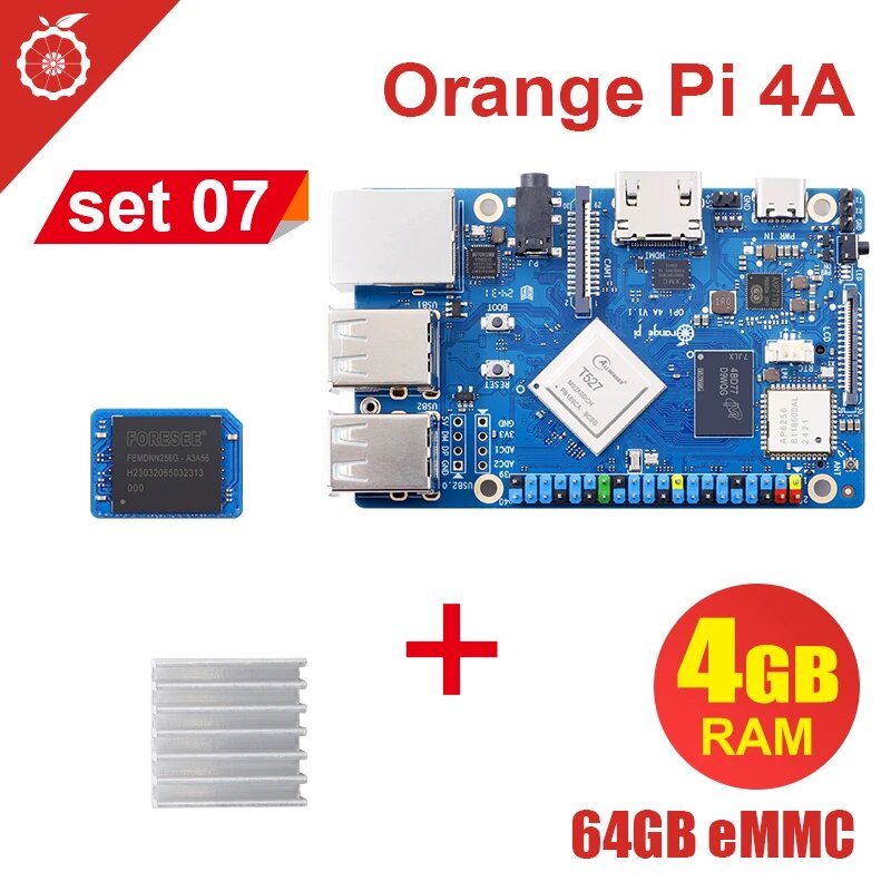 Наборы OrangePi 4A 4ГБ + 64ГБ