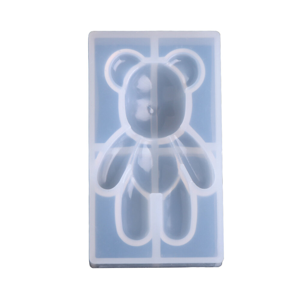 Формы Для Медведя, Формы Для Конфет, Большие Клейкие Формы, Формы Для Шоколада, Формы Для Мыла, Ювелирные Изделия, Подвесная Форма для Изготовления Литья своими руками