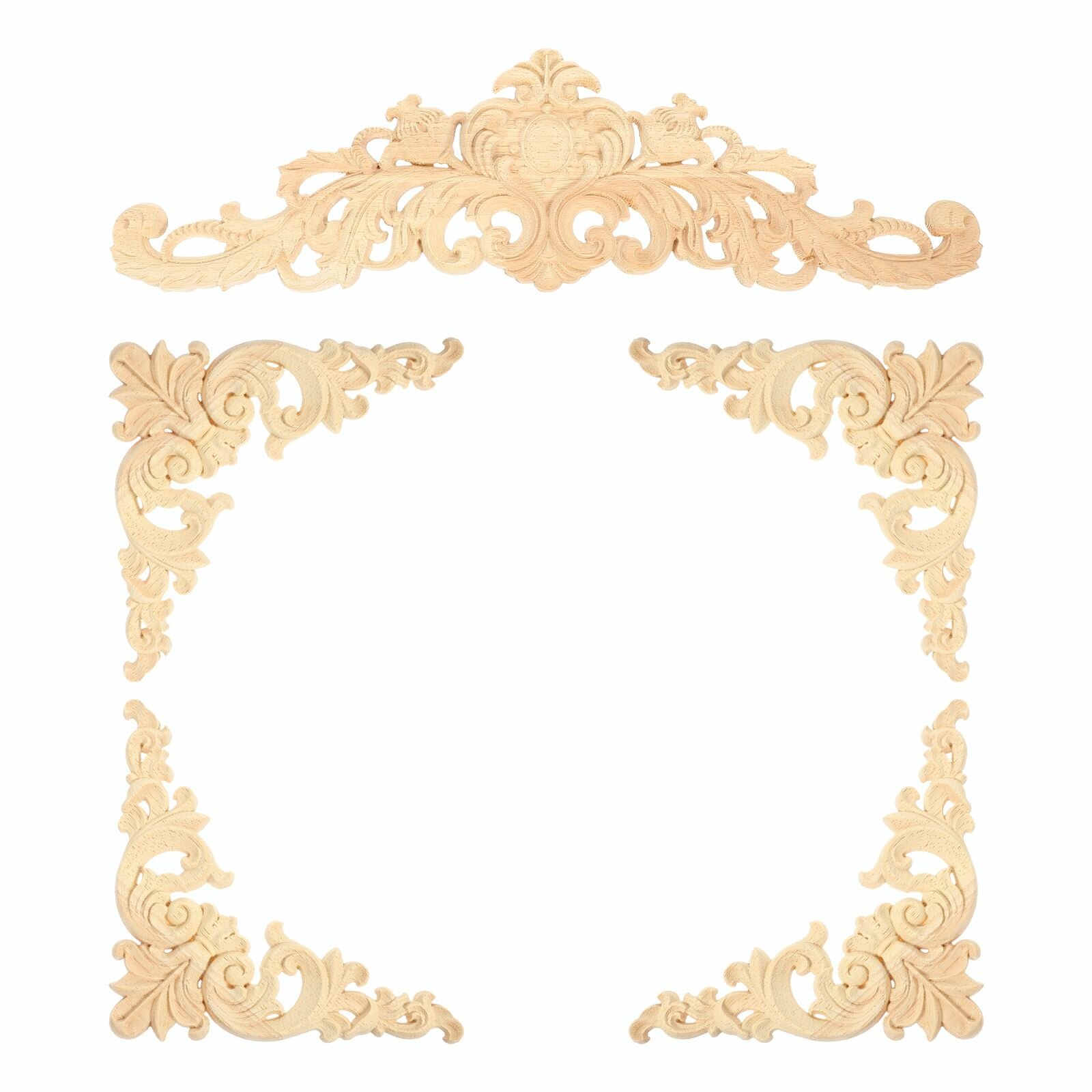 5 Штук Декоративных Молдингов, Из Деревянного Материала, Для Декора Мебели