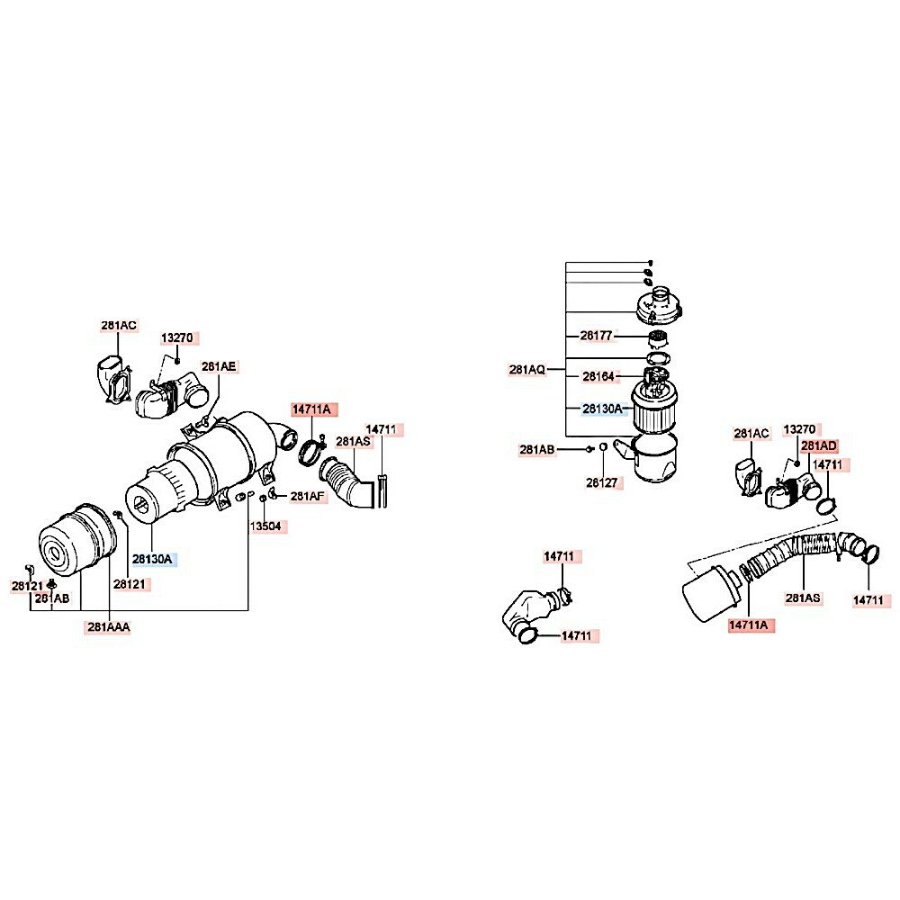 Фильтр воздушный D4BF Porter (Sure Filter США)