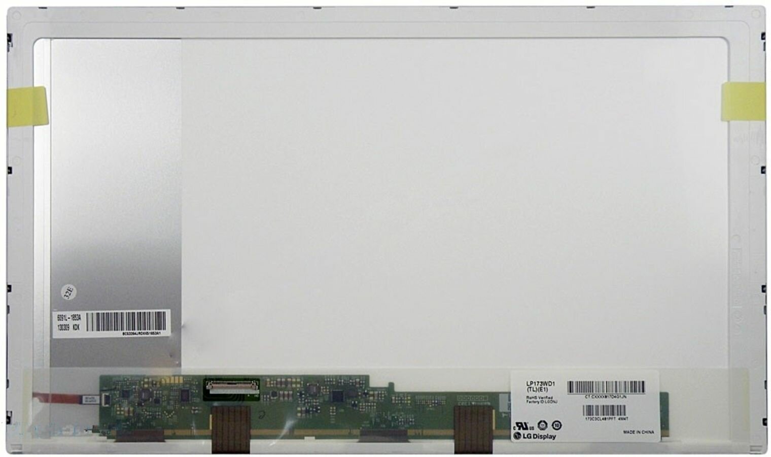 Матрица совместимая с LP173WD1(TL)(E1), Диагональ 17.3, 1600x900 (HD+), Светодиодная (LED)