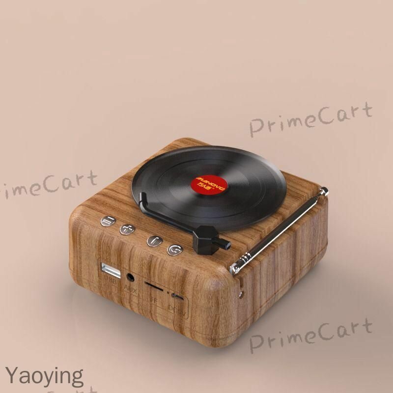 Высококачественный ретро мини Bluetooth CD плеер портативное FM радио, встроенный динамик, заряжаемый, поддержка USB/TF карты/MP3