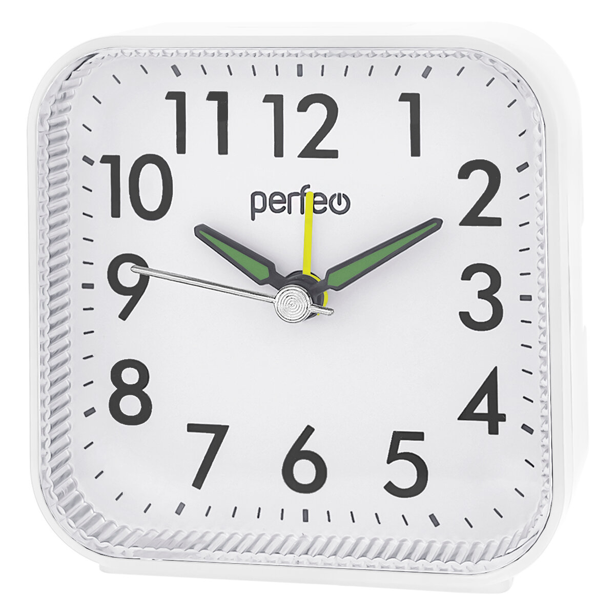 Будильник "Perfeo" PF-TC-022 квадратные белые