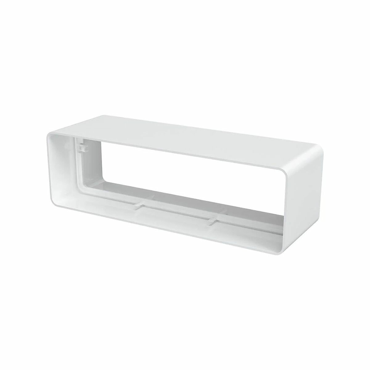 Вентиляционный соединитель Эра плоских каналов, пластик, белый, 60х204 мм