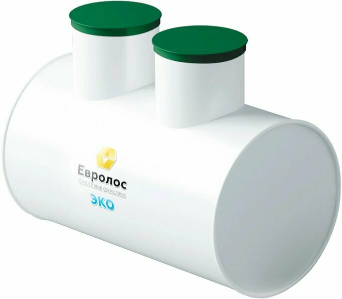 Септик Евролос ЭКО 5, полипропилен, энергонезависимый, анаэробная очистка
