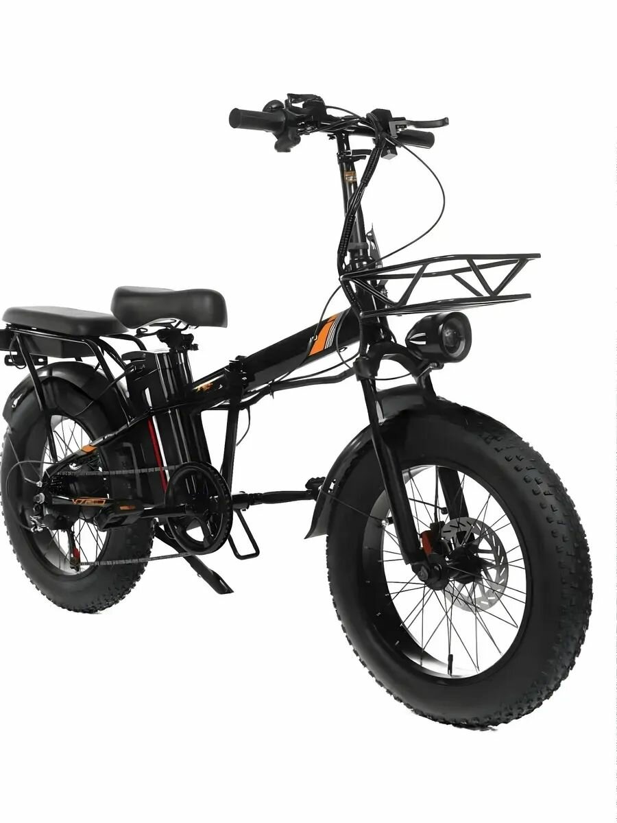 Электровелосипед ZVBike GT V7 Pro, вездеход, 48 В, 20 Ач, чёрный