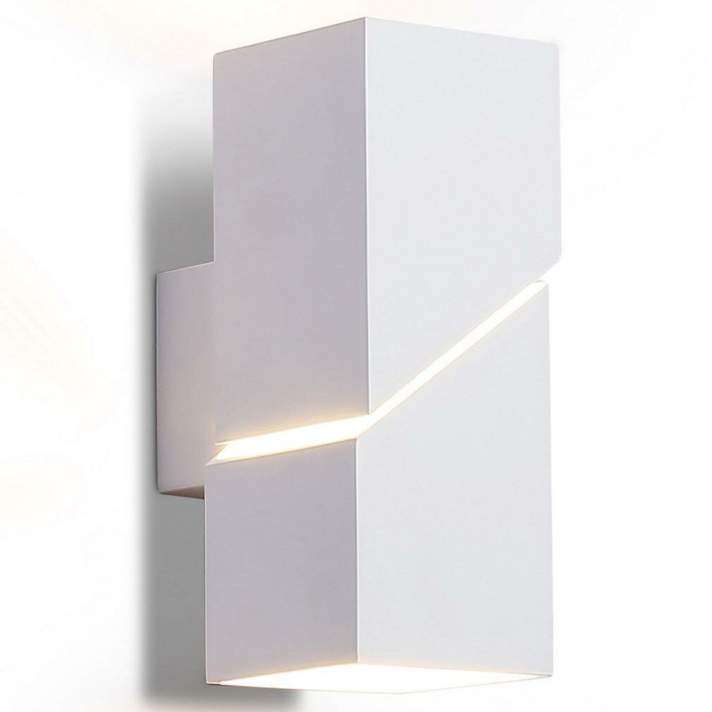 Бра Ambrella Light FW FW2474 На монтажной пластине Техно, белый, светодиодные