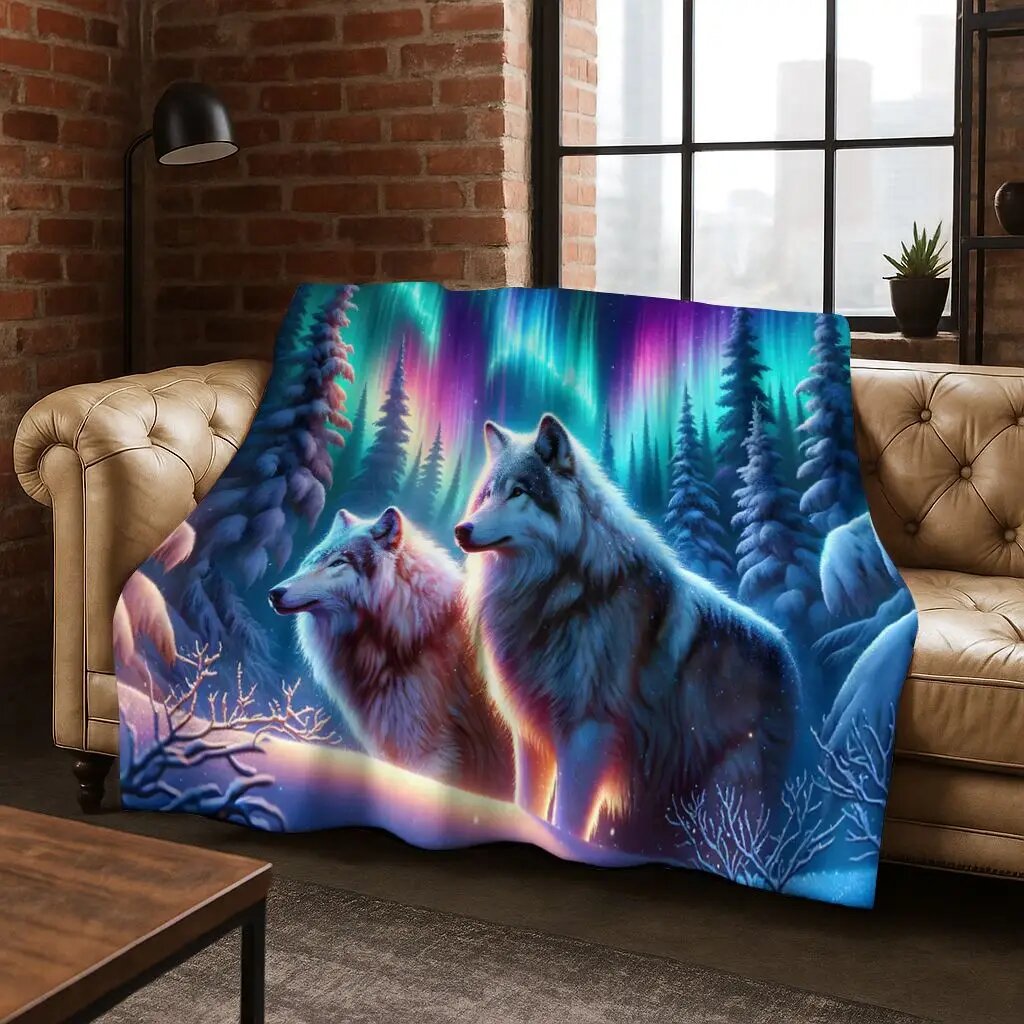 Фланелевое одеяло с рисунком скандинавской мифологии Fenrir Wolf Beast, уютное мягкое одеяло для дома, спальни, кровати, дивана, пикника, детское покрывало