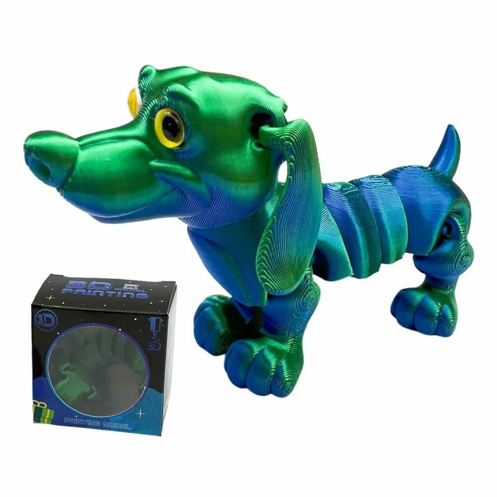 Игрушка Для Украшения Модели Таксы С 3D-принтом