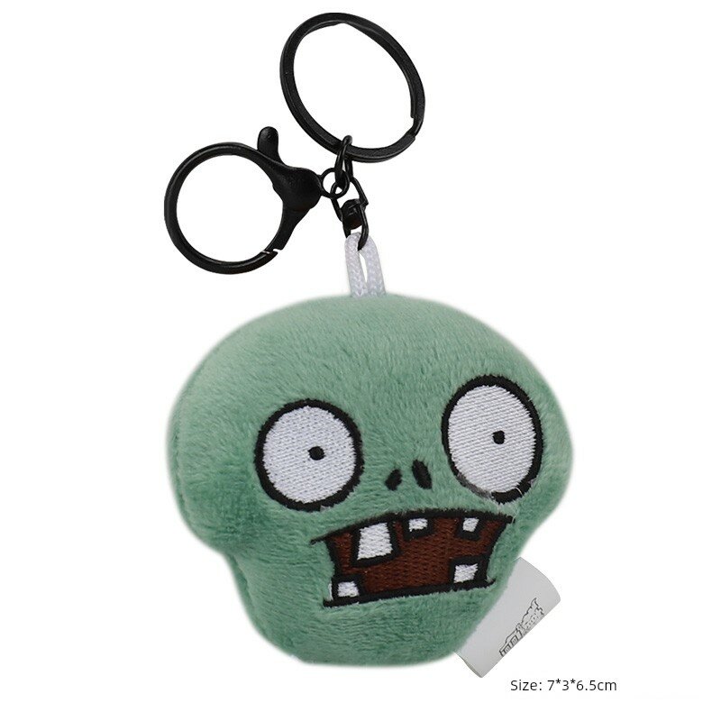 Плюшевый брелок Plants vs Zombies Zombie - Маленькая фигурка, 7 см, Милая ужасная тематика
