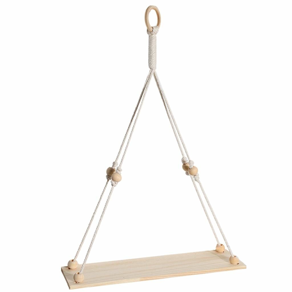 Скандинавская романтическая вешалка для гобеленов Su-Деревянные бусины