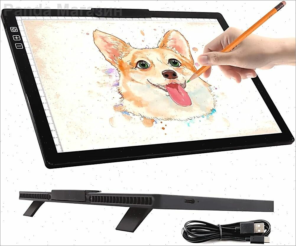 Светодиодный планшет А4 для рисования и копирования, световой планшет с подсветкой LED