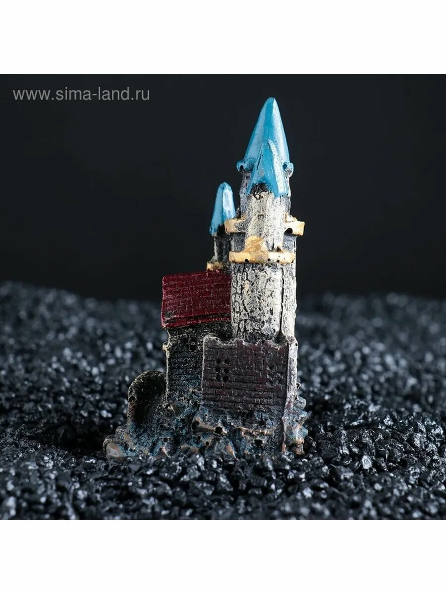 Миниатюрный аквариумный замок для декора