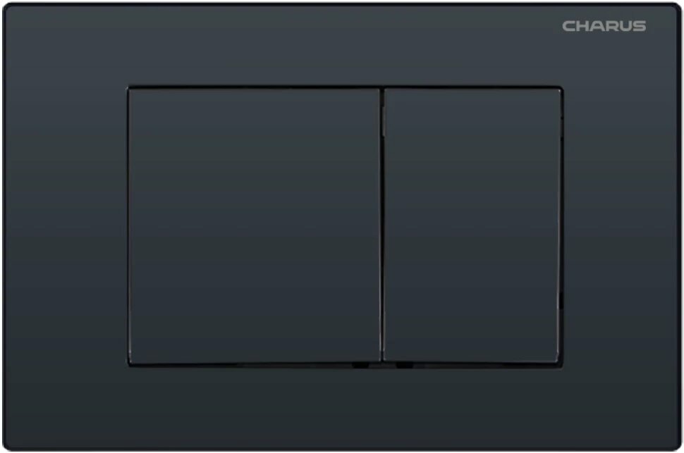 Кнопка смыва Charus Minimalista FP.310. DW.01 для инсталляции, черный матовый