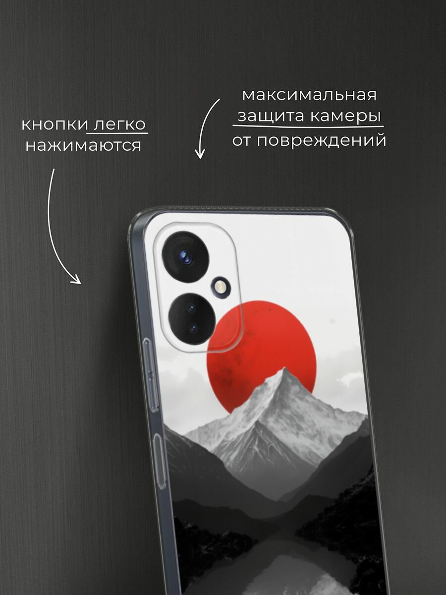 Чехол на Tecno Spark 9 Pro / Техно Спарк 9 Про с принтом Белая гора — фото 1