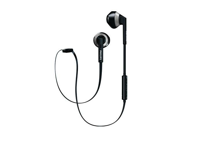 Беспроводные наушники спортивные PHILIPS SHB5250, черные, с функцией вызова