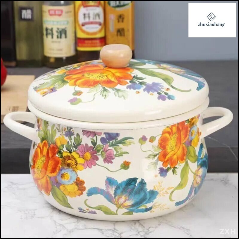 Эмалированная чугунная кастрюля премиум 3.5 л