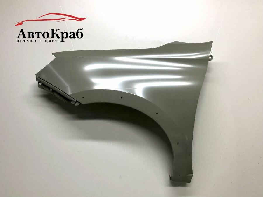 Крыло переднее левое без повторителя под покраску для Лада Гранта кросс 2018 - 2025 г.