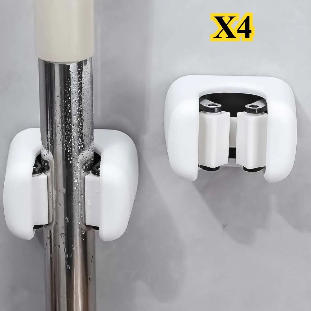 Настенный держатель для швабры, самоклеящаяся вешалка для хранения