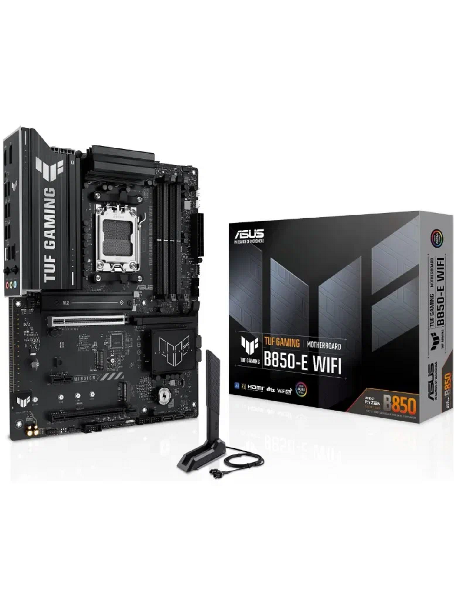 Материнская плата ASUS TUF GAMING B850-E WIFI ATX AM5 AMD B850 4xDDR5 (192ГБ)