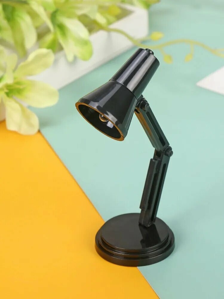 Лампа для чтения на прищепке, фонарик книжный, теплый свет