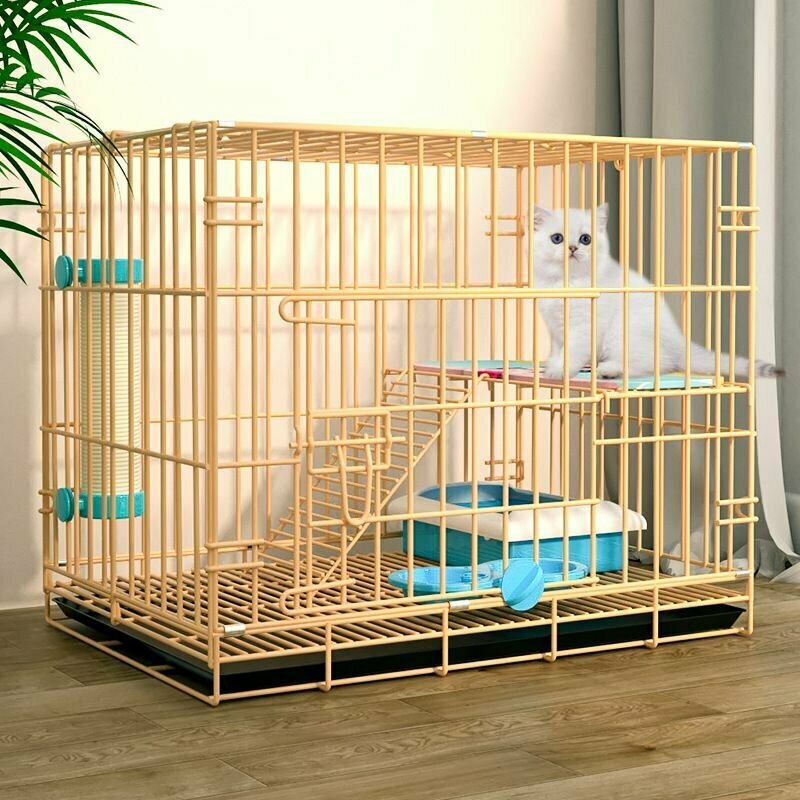 Складная клетка для кошек(2 этажа 830х580х690)