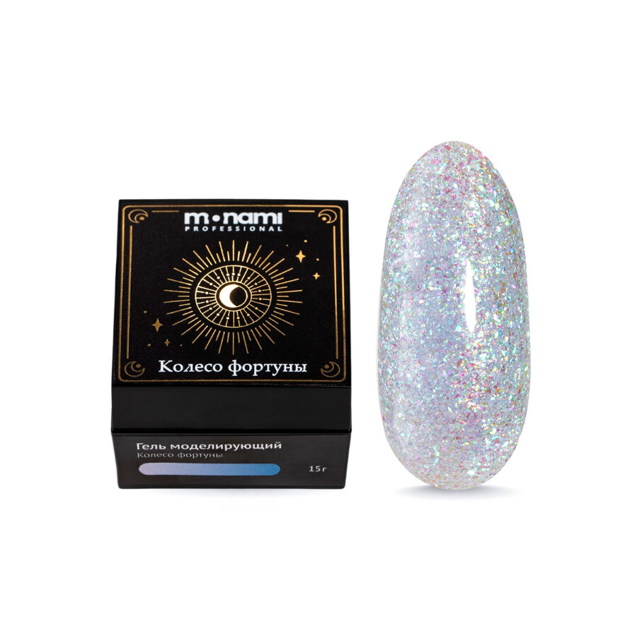Гель Monami "Колесо Фортуны", 15г, для наращивания ногтей, без HEMA