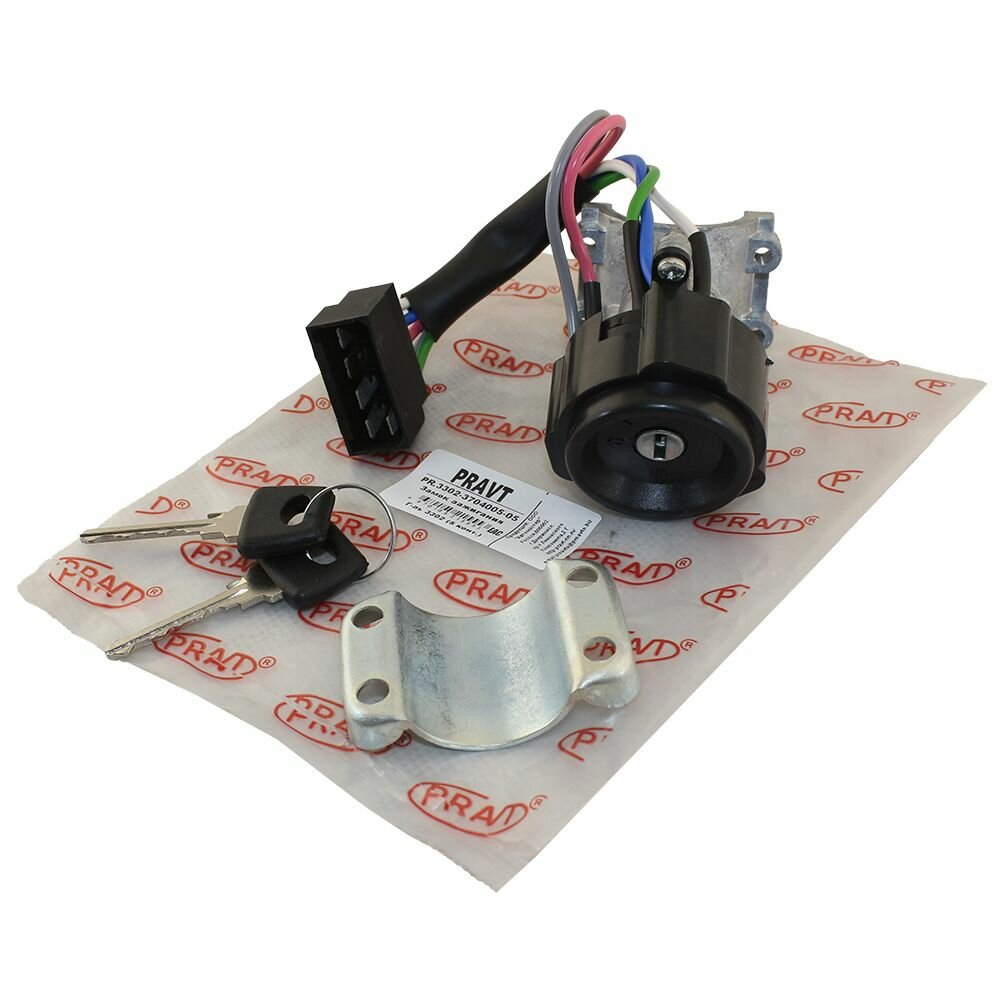 PRAVT Замок зажигания ГАЗ 3302 Газель (5-ти конт.) арт. PR.3302-3704005-05
