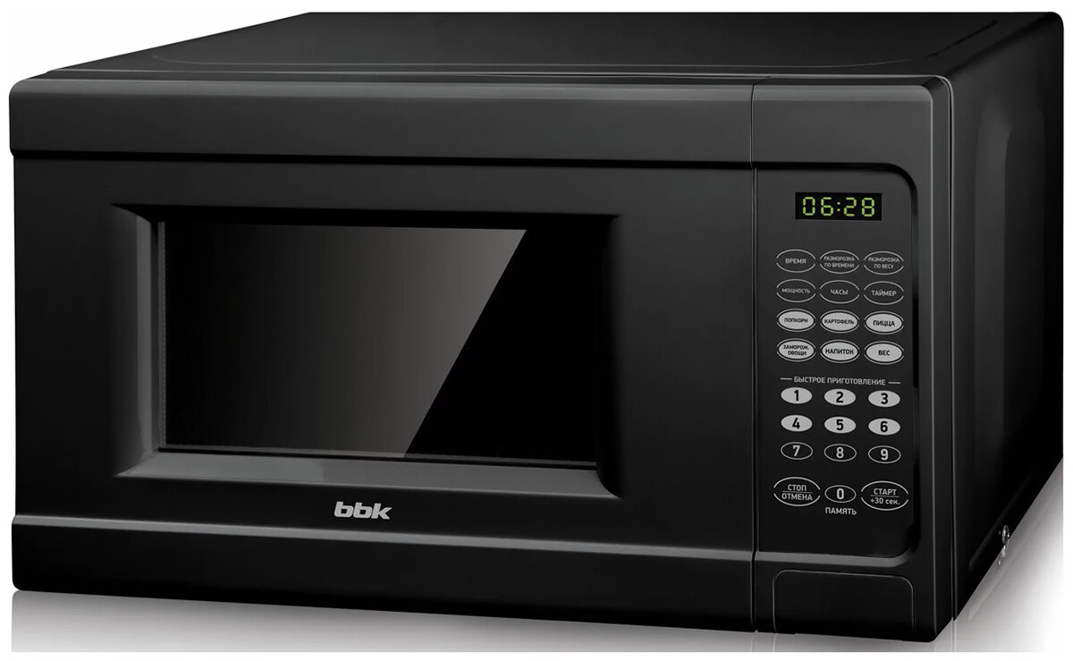 Микроволновая печь - СВЧ BBK 20 MWS-727 S/B чёрный
