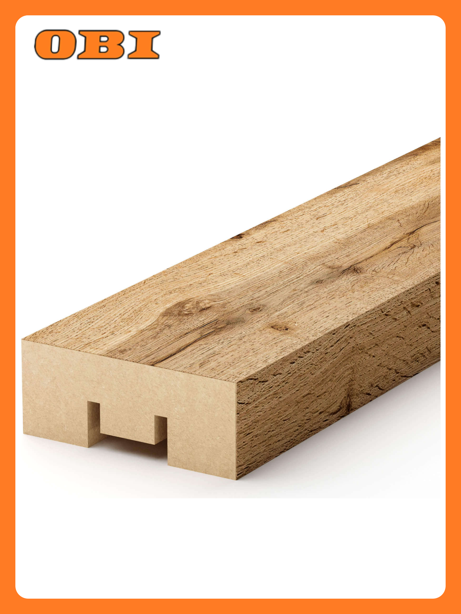 Рейка интерьерная STELLA "Бриона Light", МДФ, цвет пекан, 270 см, 1 шт.